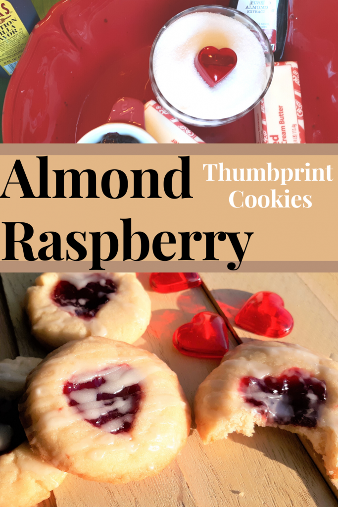 Almond Raspberry Cookies for Valentine's Day - Good Enough And Stuff