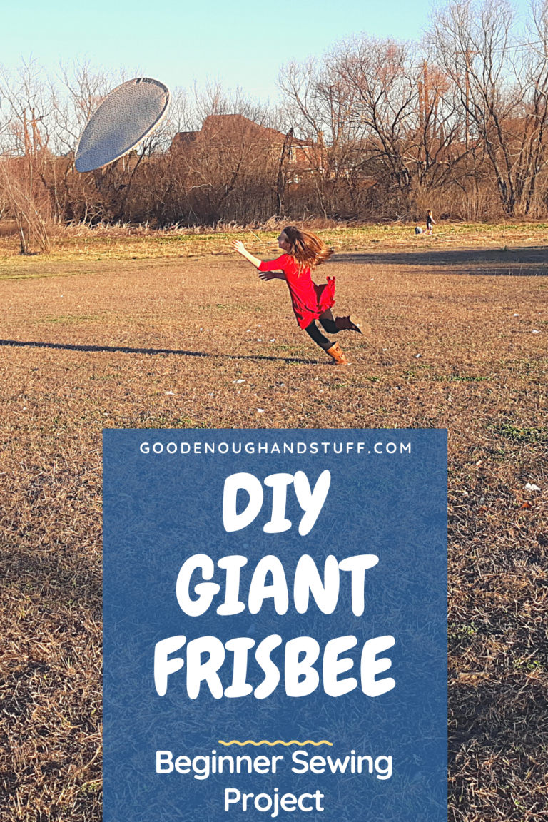 Wow! DIY Giant Frisbee |Exciting Family Activity - Good Enough And Stuff
