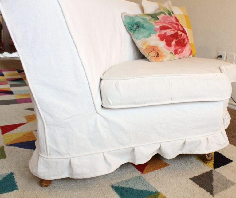 How to Sew a Fitted Couch Cover | It's Very Doable! - Good Enough And Stuff