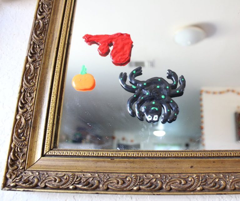 How to Make Puffy Paint Window Clings | Beginner Halloween Craft - Good ...